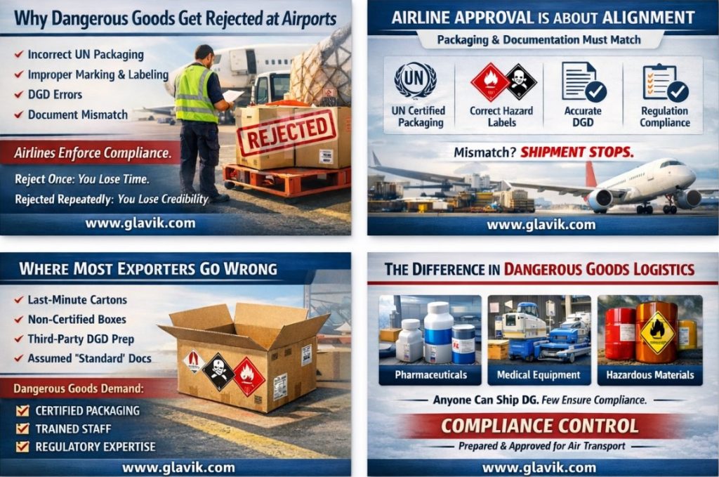 Why Your Dangerous Goods Shipment Got Rejected at the Airport – Glavik